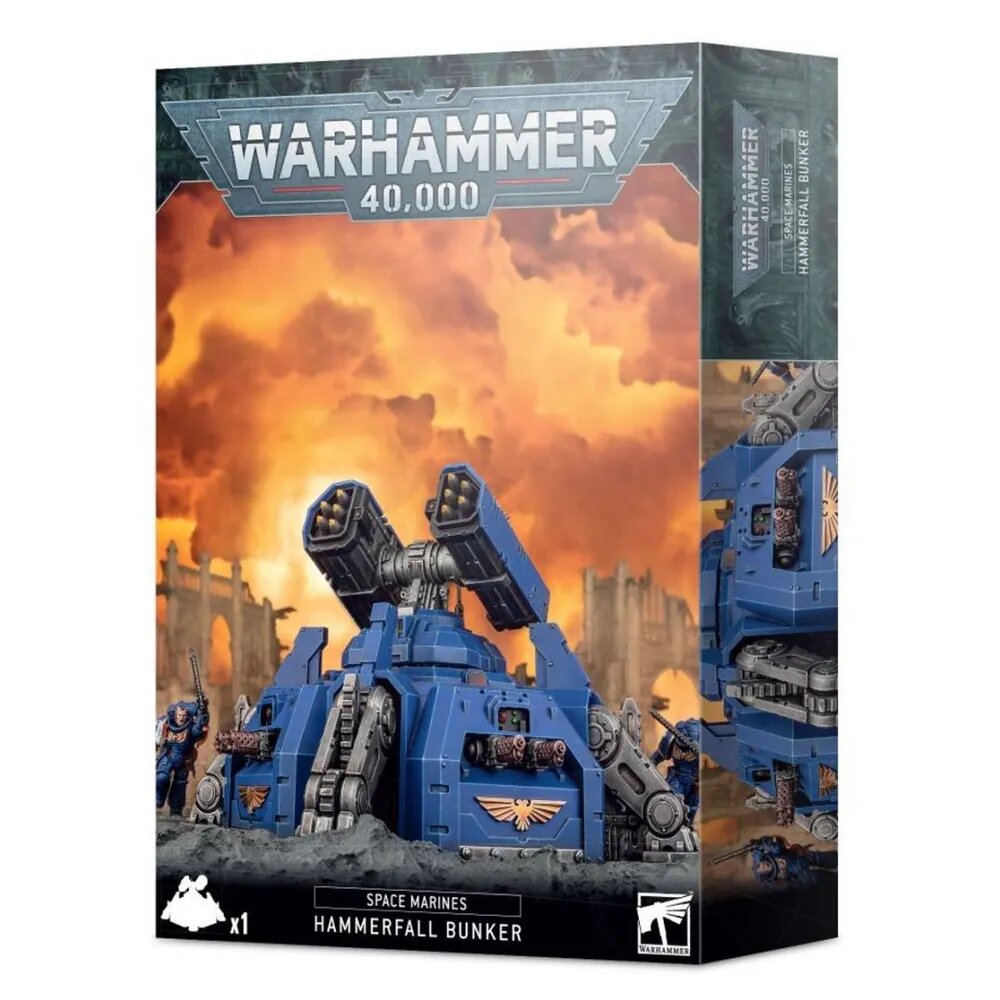Warhammer 40k Hammerfall Bunker Space Marines Дополнение для сборки и покраски