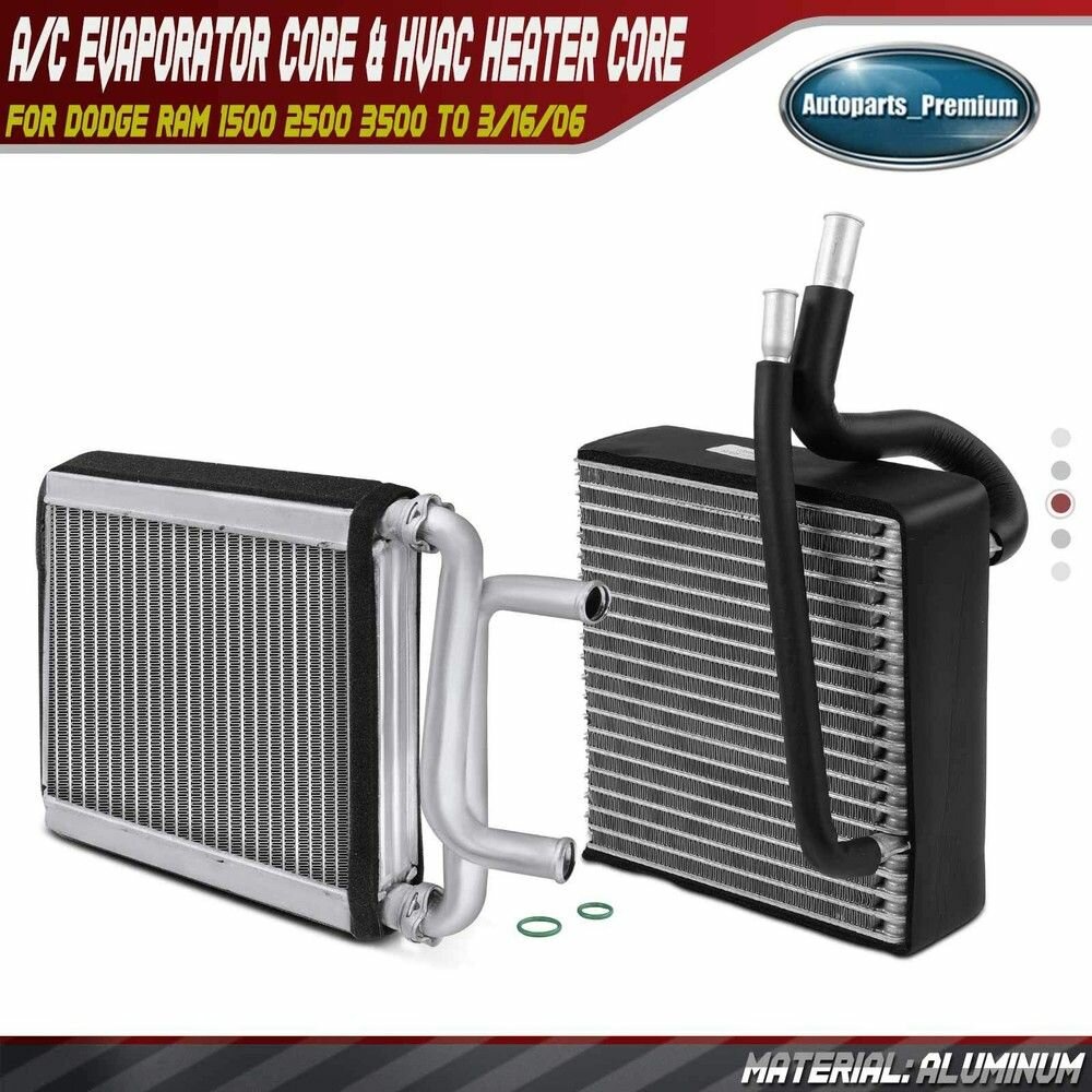Сердцевина испарителя кондиционера и сердцевина отопителя HVAC для Dodge Ram 1500 2500 3500 до 16.03.2006