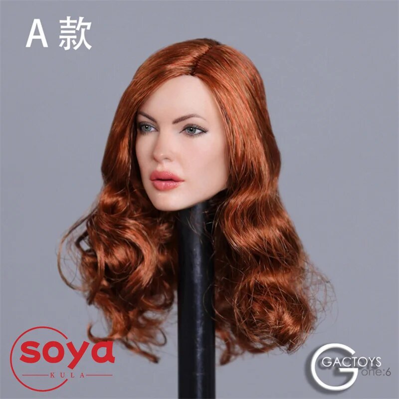 Модель головы 1/6 GACTOYS GC031A, рыжие волосы
