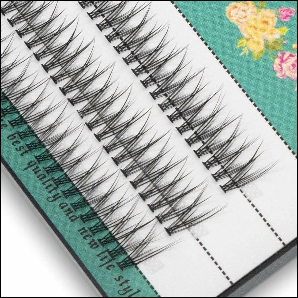 Kimcci LV-C12mm/120 Bundle Натуральное наращивание ласточкиного хвоста Накладные ресницы 3D