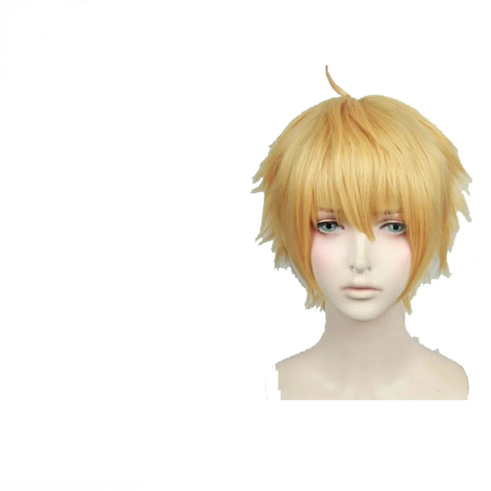 Макс Аниме FGO Saber King Arthur Косплей костюм L, Only Wig, Female