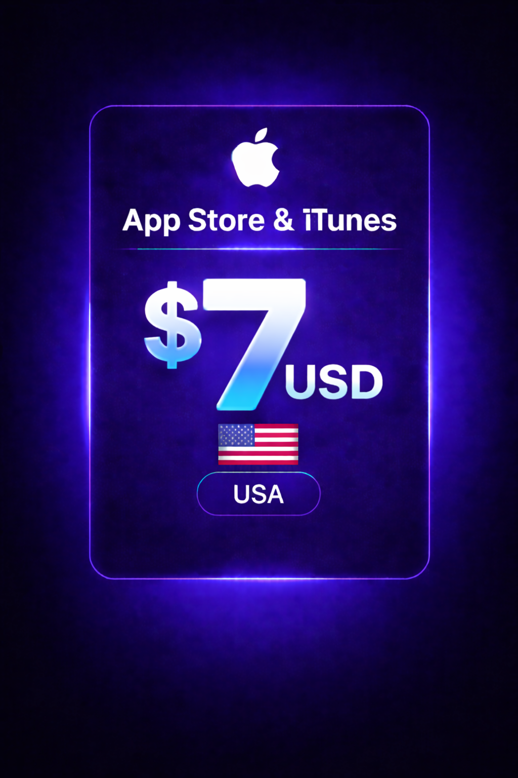 Apple Gift Card 7$ | Подарочная карта Apple для App Store и пополнение счета Apple ID 7 долларов