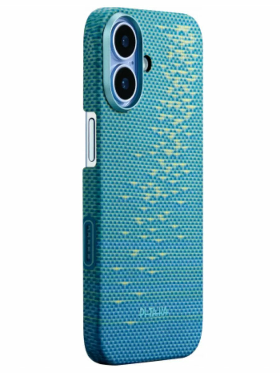 Ультра тонкий чехол (PitaTap) для iPhone 17, голубой