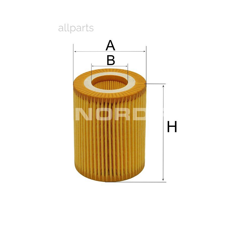 NORDFIL ON1075 Фильтр масляный Bestune (FAW) B50 BMW 1 (F20/F21) 3 (F30/F31/F80)