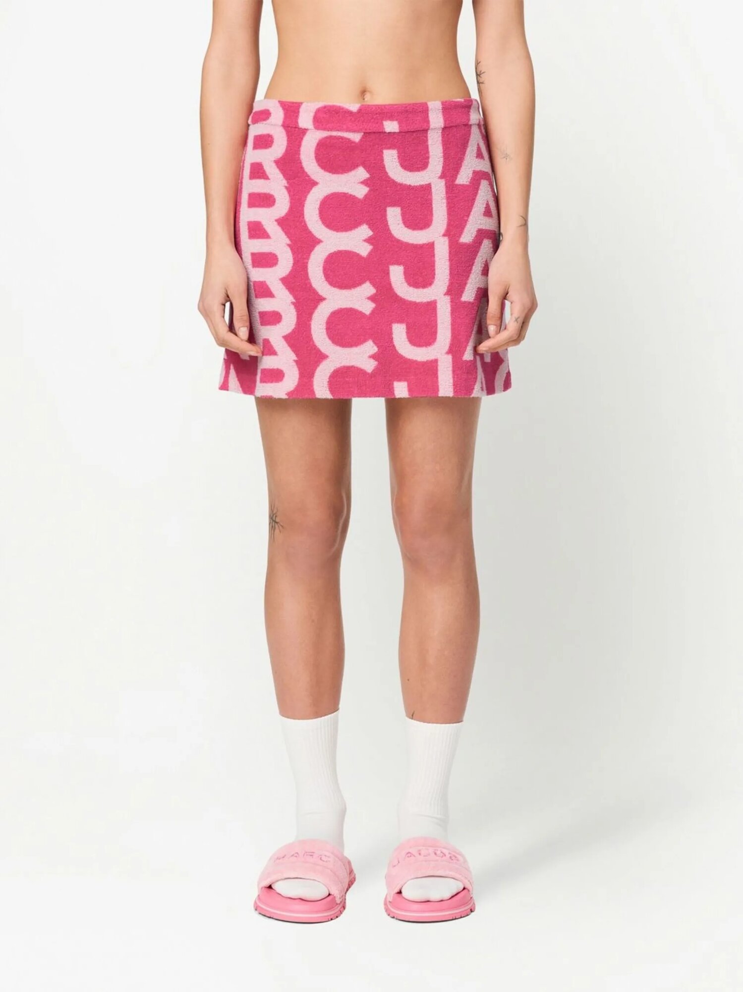 Юбка MARC JACOBS The Monogram Terry, размер S, pink — фото 1