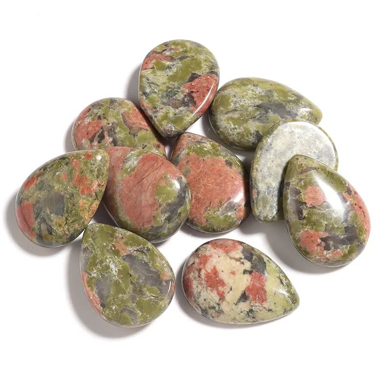 LOULEUR Кабошон из натурального камня WaterDrop для изготовления ювелирных изделий, тигровый глаз, аметист, лазурит, агатовый камень, бусины для ручной работы