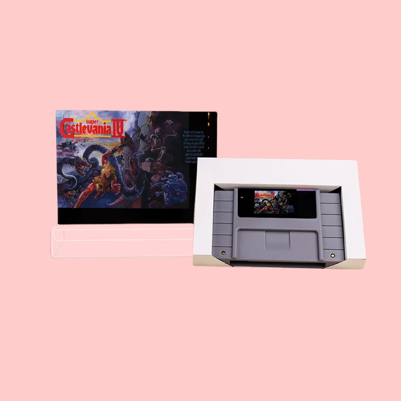 Super Castlevania IV для SNES, USA game with box