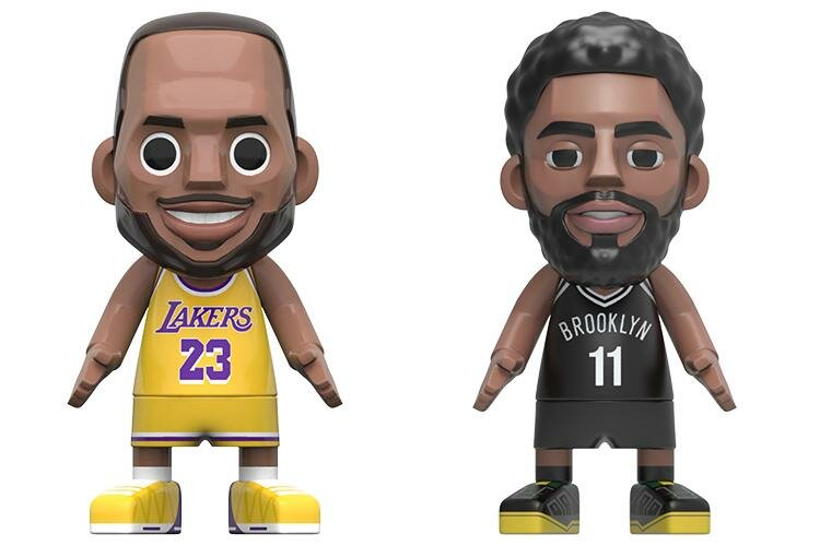 Коллекционные фигурки унисекс AcePlayer x NBA THE MVP James, Letter Bro NBA Player Stephen Curry, Confirmed-James+Irving (Open)