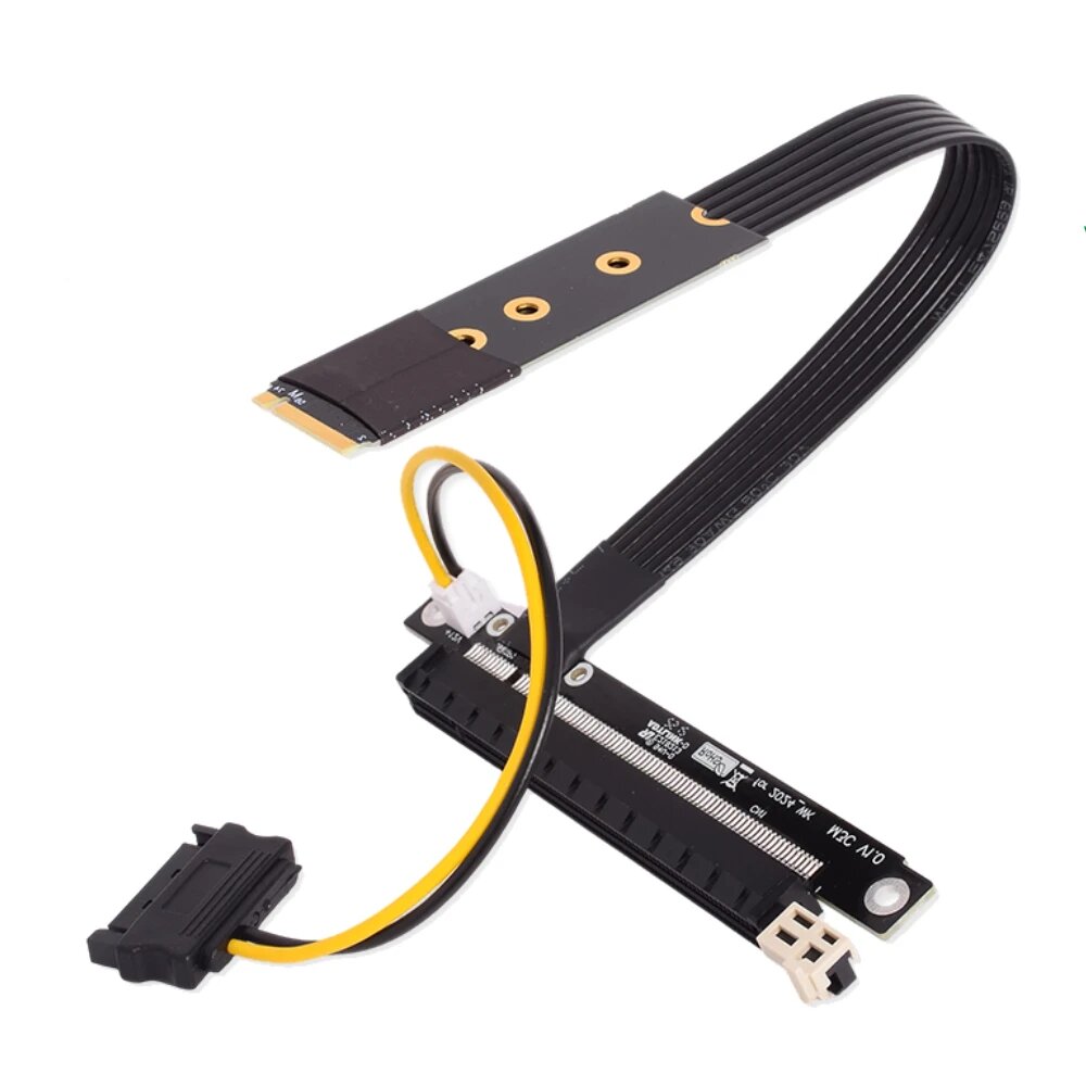 ADT-Link Riser PCIe 4.0 M.2 NVMe, 80cm, M43JC-WK 4.0