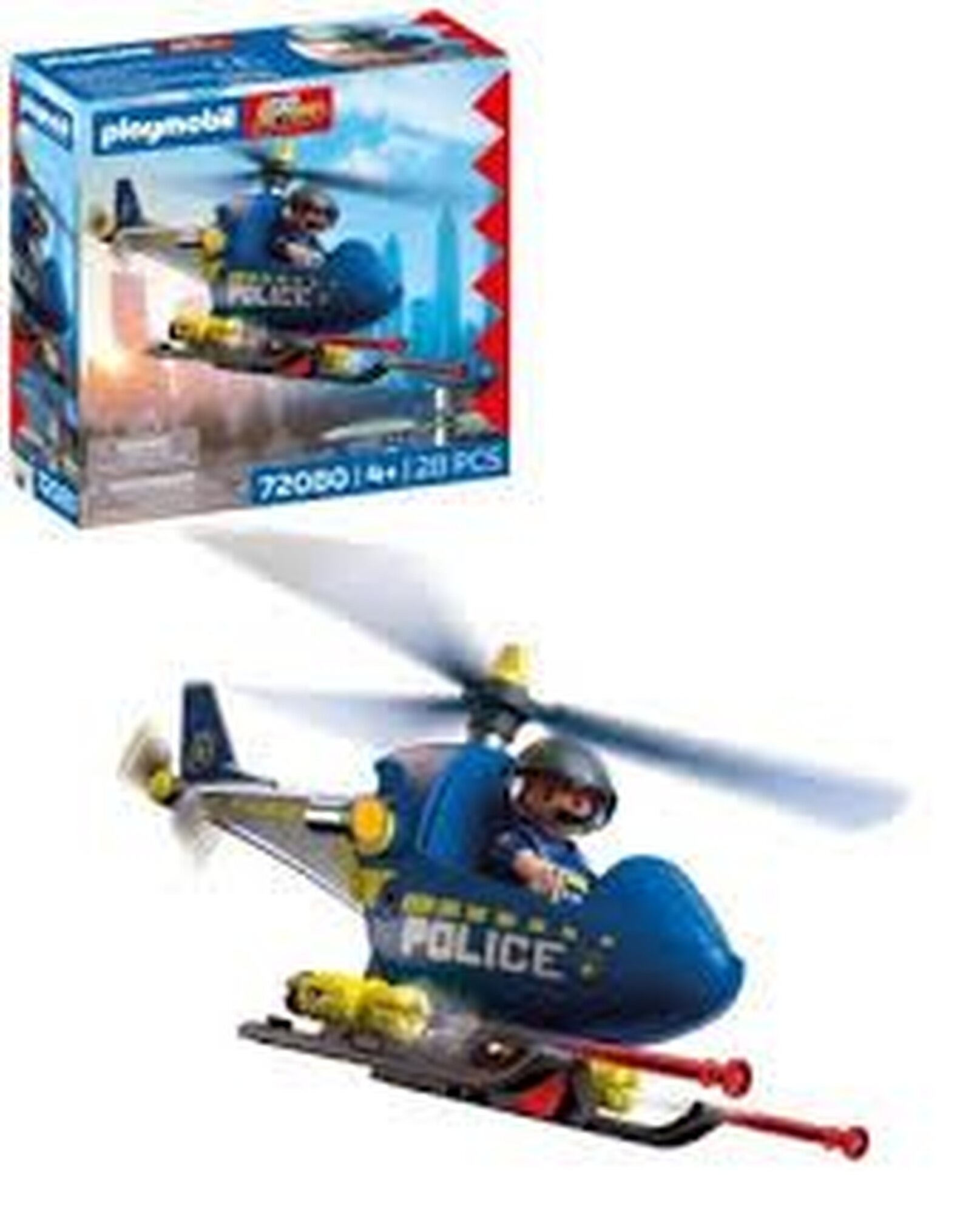 Конструктор Playmobil City Action "Полицейский вертолет"- - Плеймобиль 72080