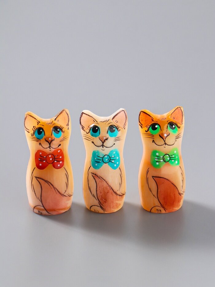 Фигурка «Кошечка мини», 4.5×2.3 см, селенит, микс