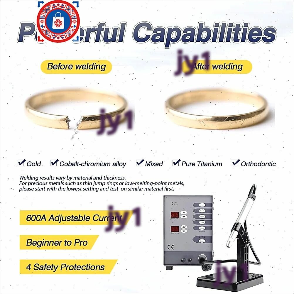 Автоматический ювелирный точечный сварочный аппарат с ЧПУ, 5 в 1, для твердого золота, алюминия, титана, кобальт-хрома, стоматологии и т. д.