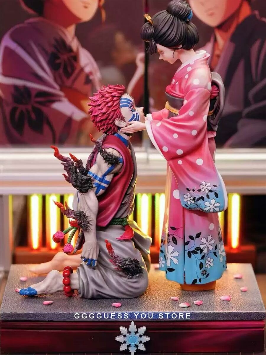 Аниме фигурка Akaza Hakuji Kimetsu no Yaiba Mugen Ressha Hen 26cm