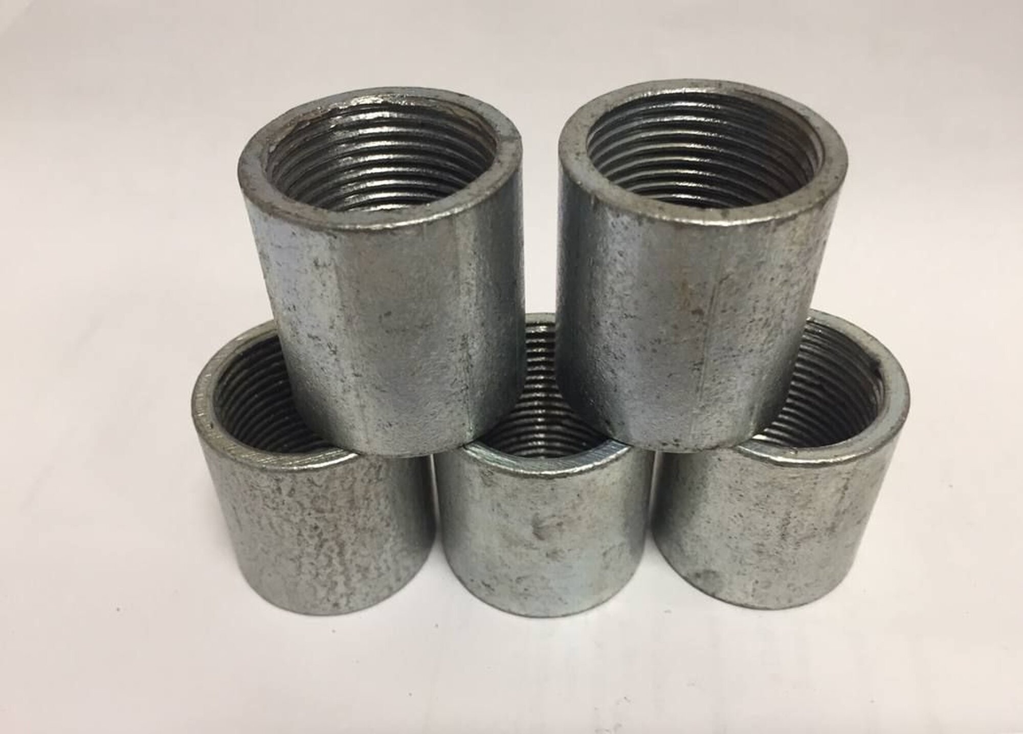 Муфта КАЗ, 5 шт, Ду 25 1", стальная, оцинкованная, без фаски