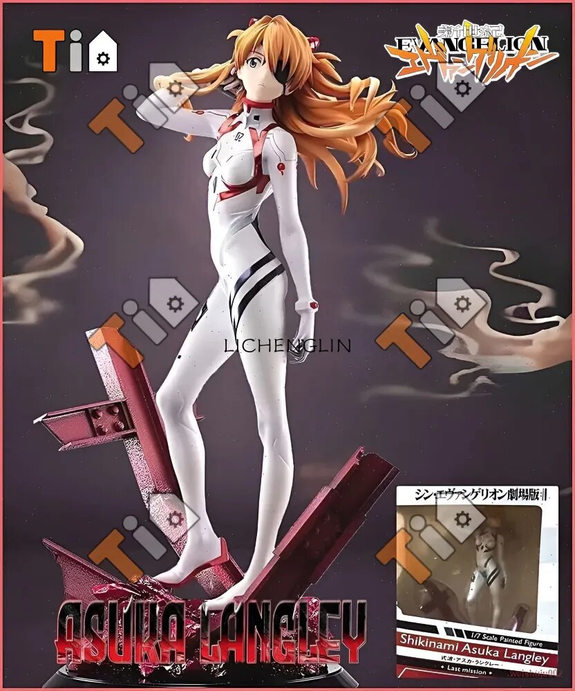 Аниме фигурка-Neon Genesis Evangelion/EVA-Рей Аянами-Asuka Langley-27cm