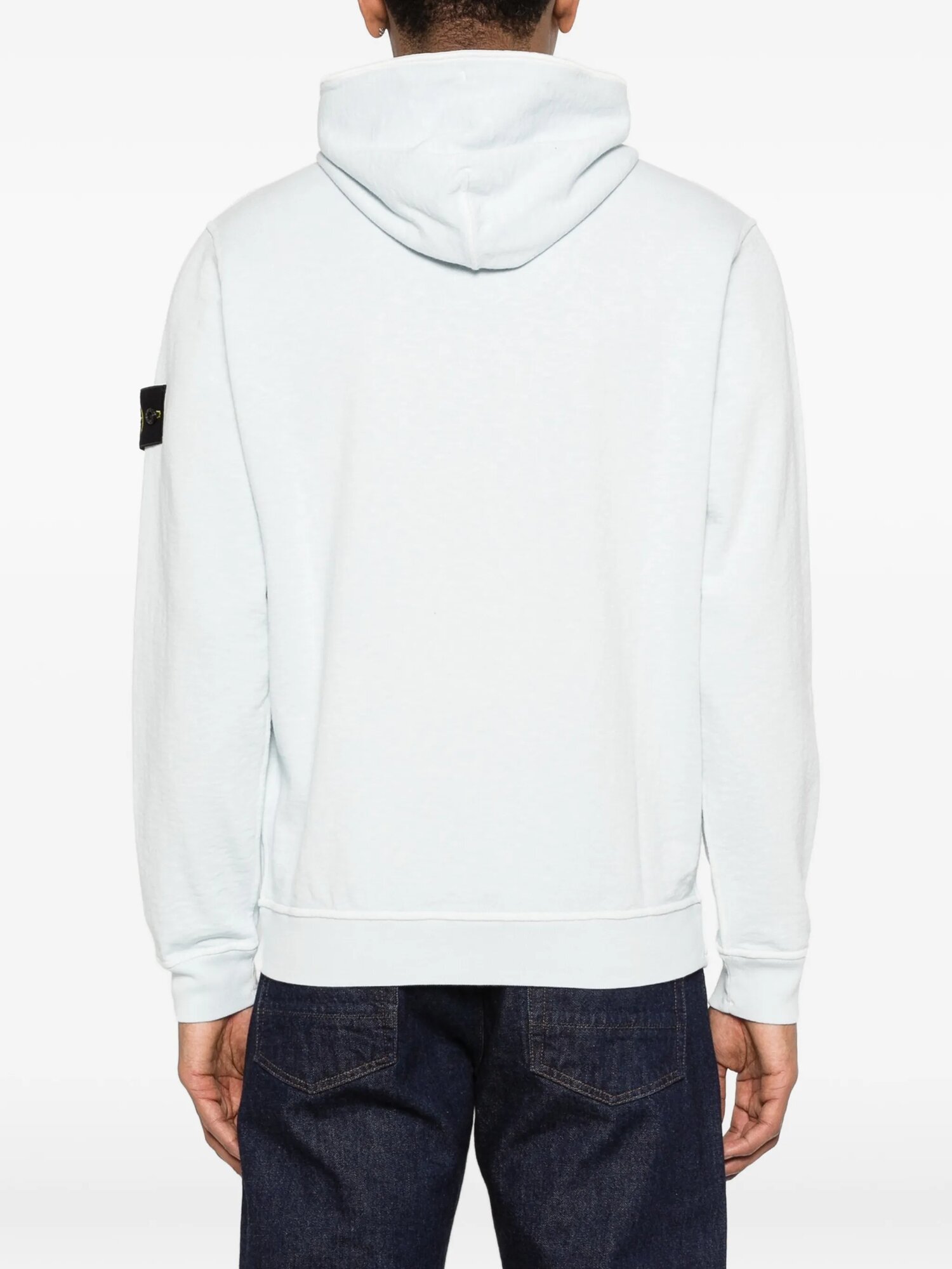 Худи Stone Island Logo-patch hoodie, размер XL, , синий — фото 1