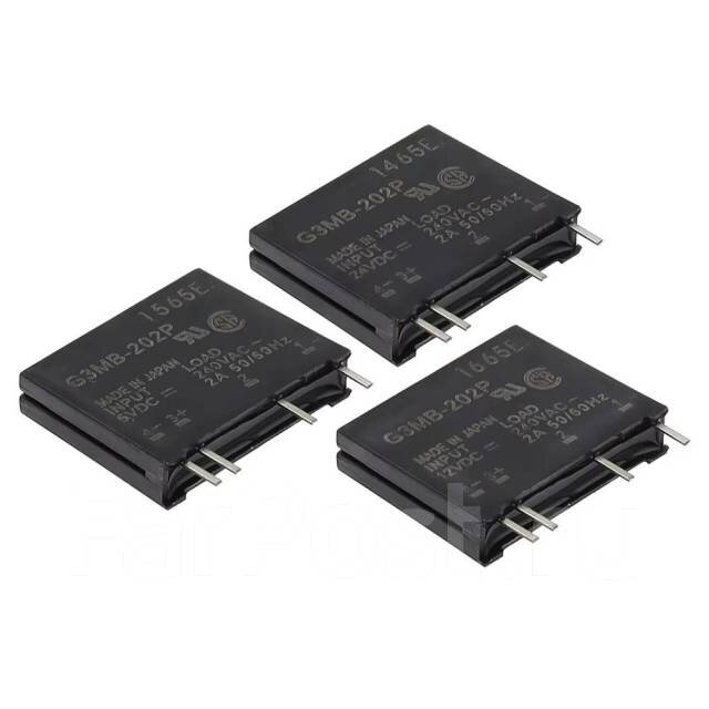 Твердотельное реле G3MB-202P-12VDC 4 2A 240VAC вход управления 12 В постоянного тока, выход 240 В переменного тока 2 А,
