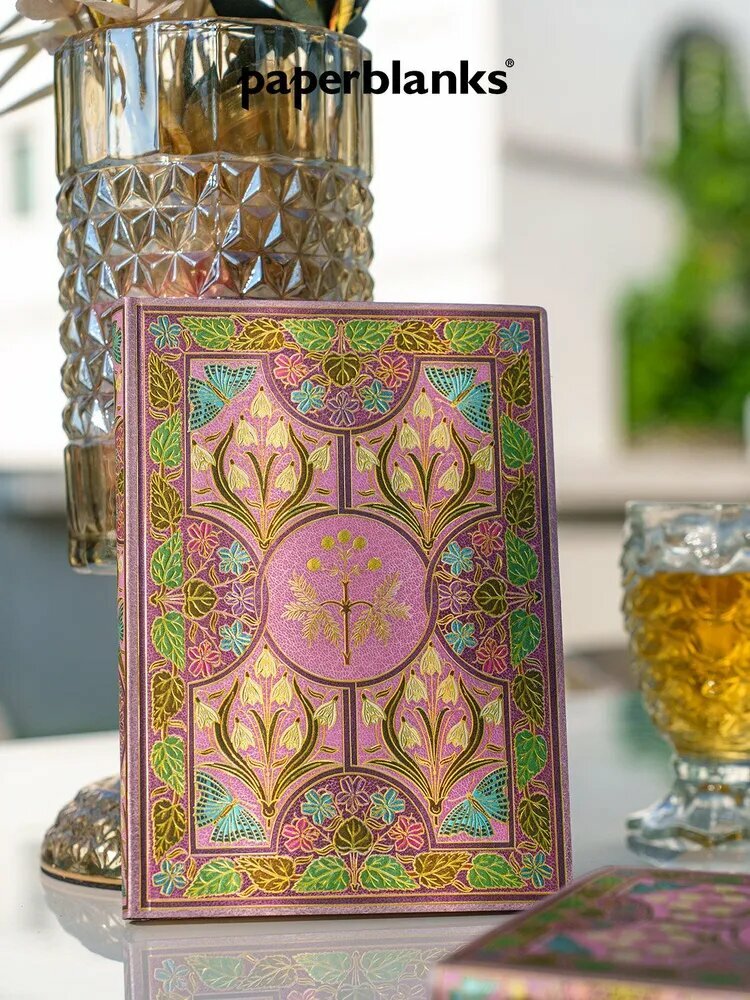 Блокнот Paperblanks Mimosa Midi blank 176 листов мягкая обложка, красный — фото 1