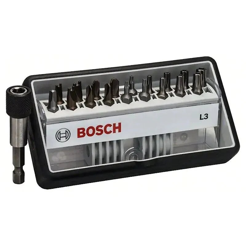 Набор Robust Line из 18+1 насадок-бит L Extra Hart 25 мм Bosch 2607002569