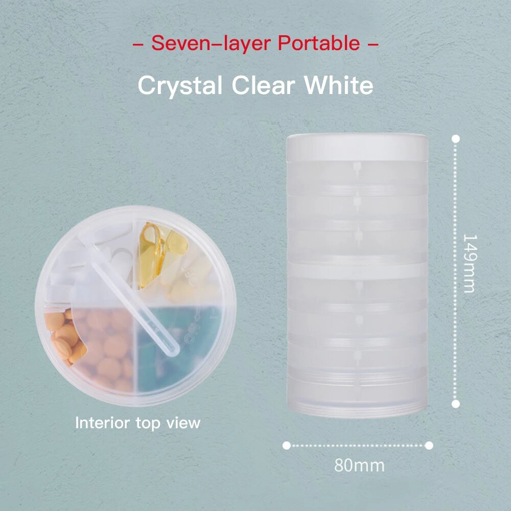 Таблетница многослойная 7-layer Transparent