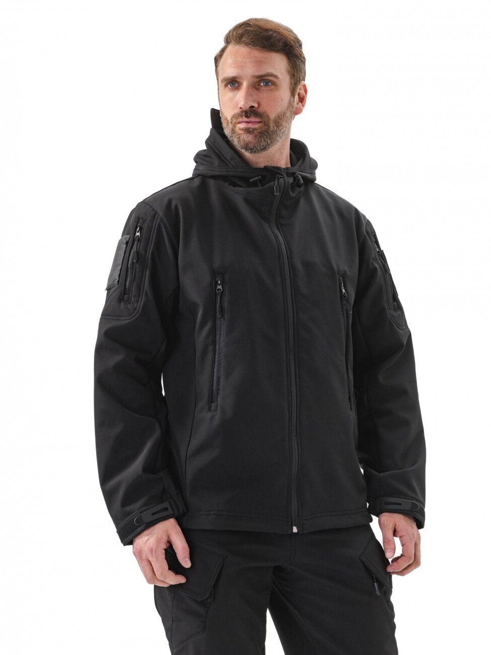 Костюм "ВЕПРЬ" куртка/брюки, цвет: графит, ткань: Софтшелл, 56-58, 182-188