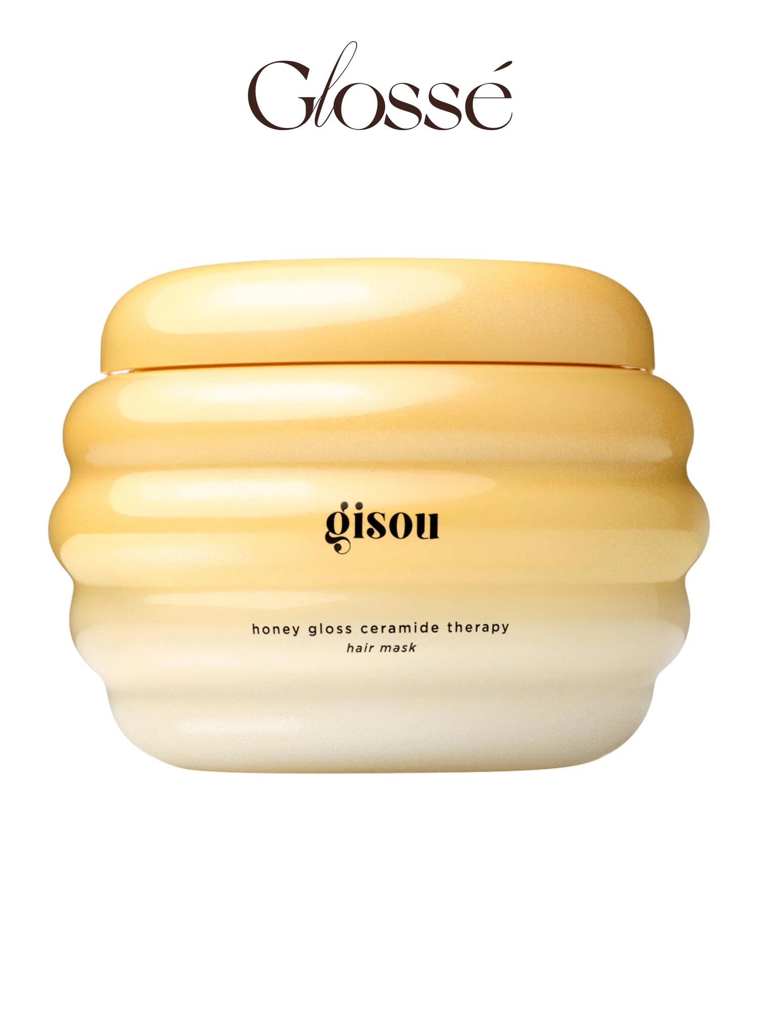 Маска для волос Gisou Honey Gloss Ceramide Therapy Hydrating Hair Mask, 230 мл.