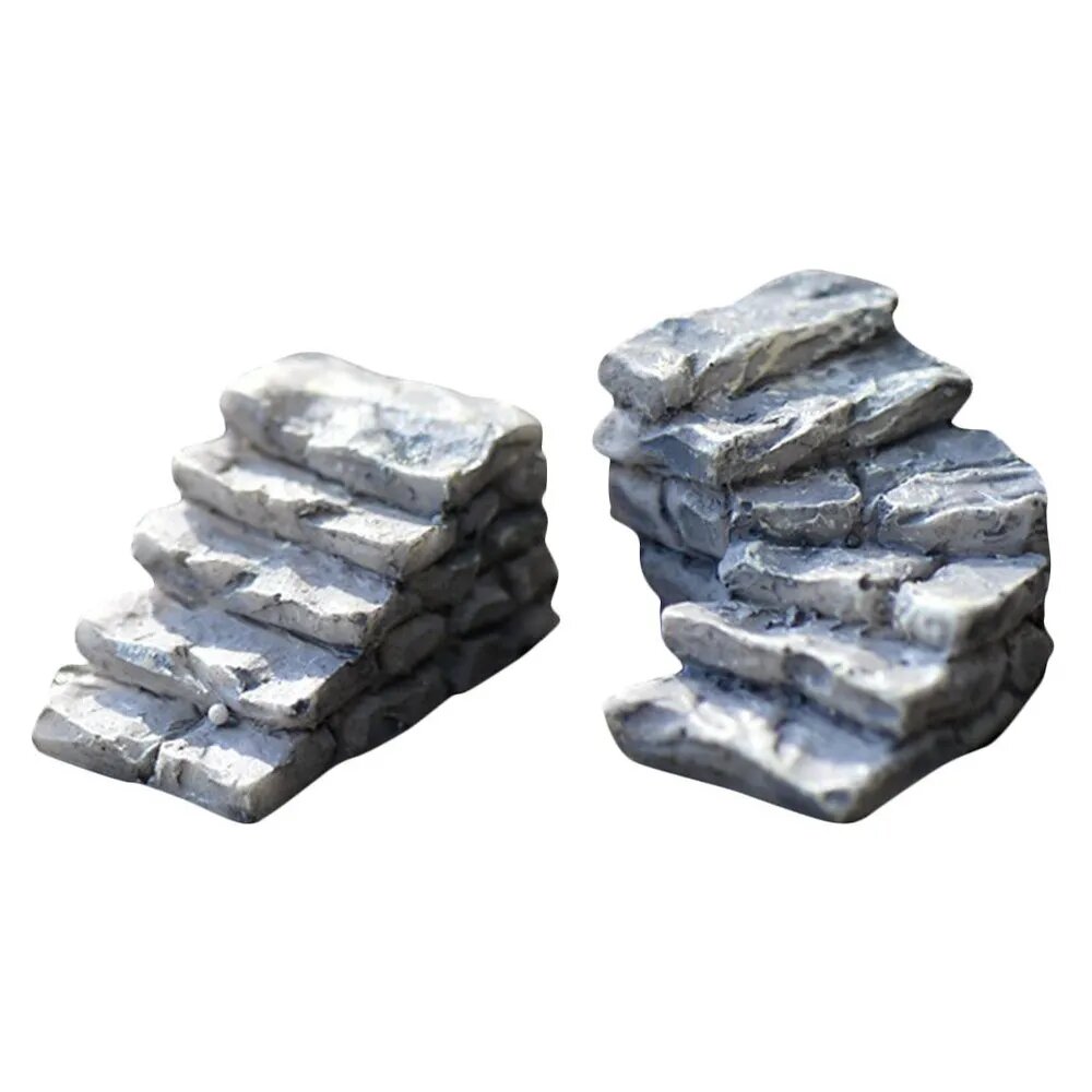 2 Штук Имитация Лестницы Декоративные Ступени Для Мини Ландшафта Размер 2 70X1 50X1 40Cm