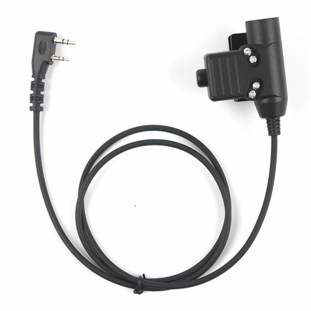 Тактический горный микрофонный микрофон, регулируемая для BAOFENG UV5R 888S BF-1702 UV-K5 UV-K6