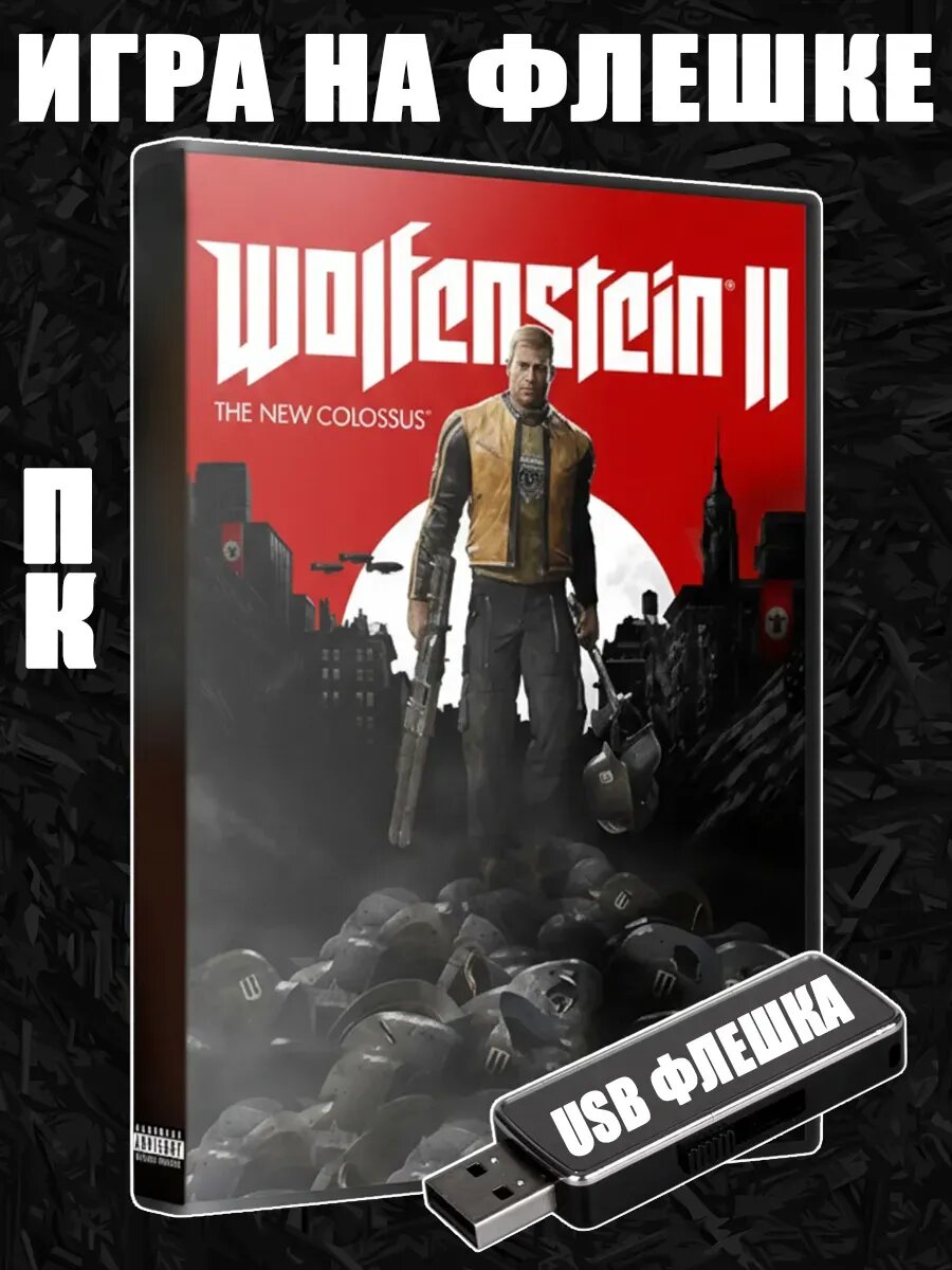Игра Wolfenstein II: The New Colossus на USB флешке
