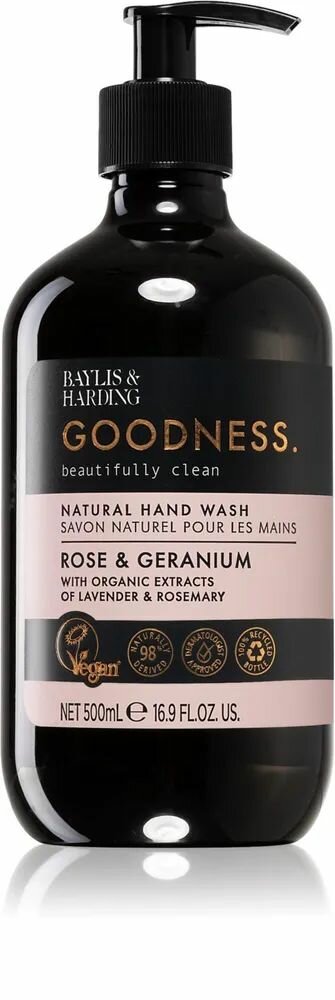Baylis & Harding - Goodness Rose & Geranium Hand Wash Жидкое мыло для рук 500 мл