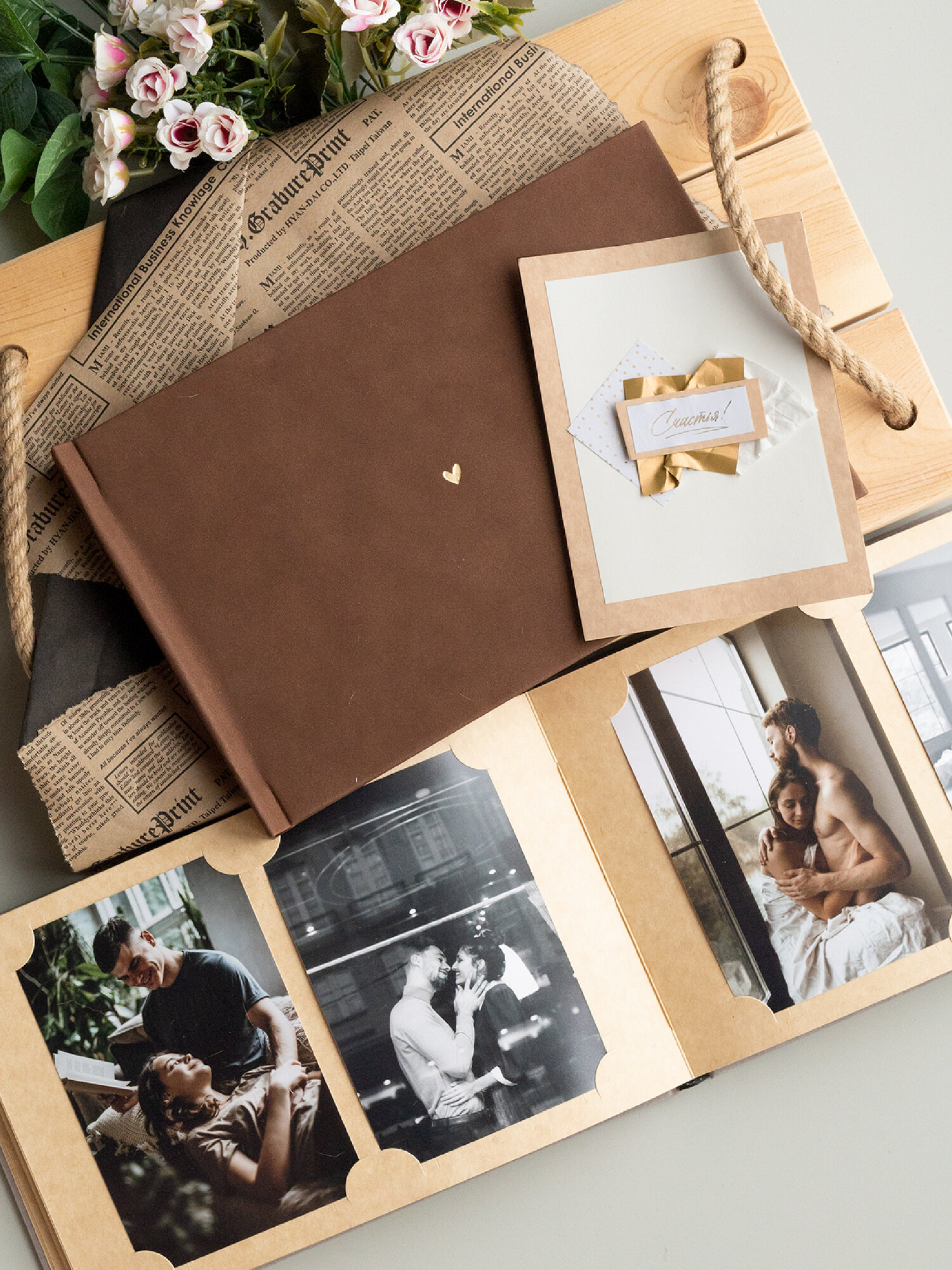 Фотоальбом "Как раньше" Сибирский Мишка 10х15 подарок мужчине