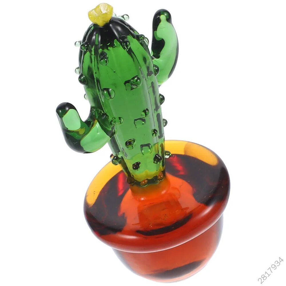 Фигурка декоративная Green, высота 1 см, длина 6.50 см статуэтка кактус из стекла для декора