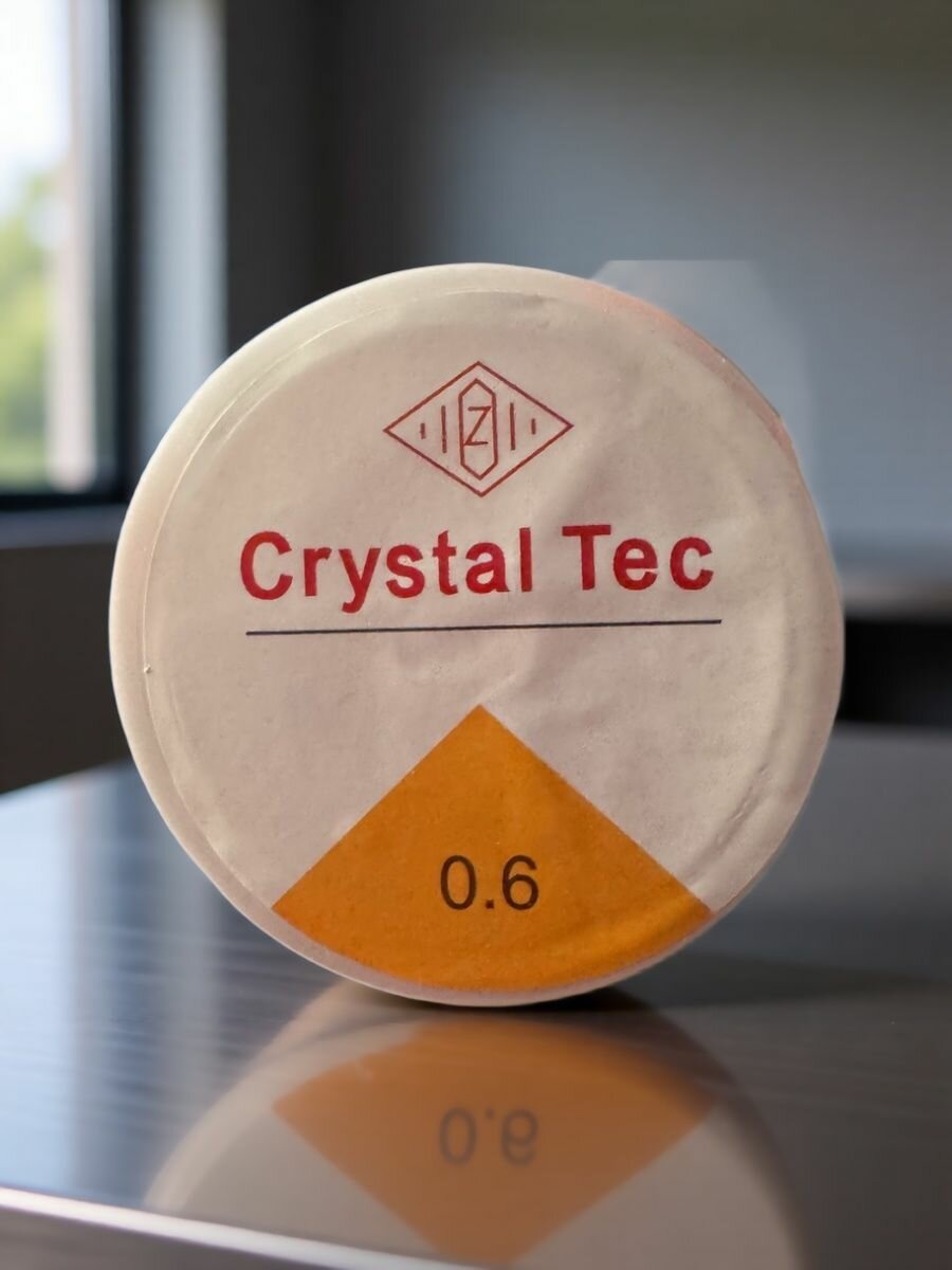 Леска для бисера, прозрачная, гладкая, длина 6 м, толщина 0,6 мм