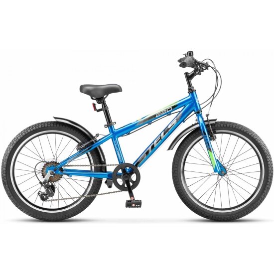 Stels Детский велосипед 20" Turbo 220 V Z010 (6-ск.) Синий 2025 (М)