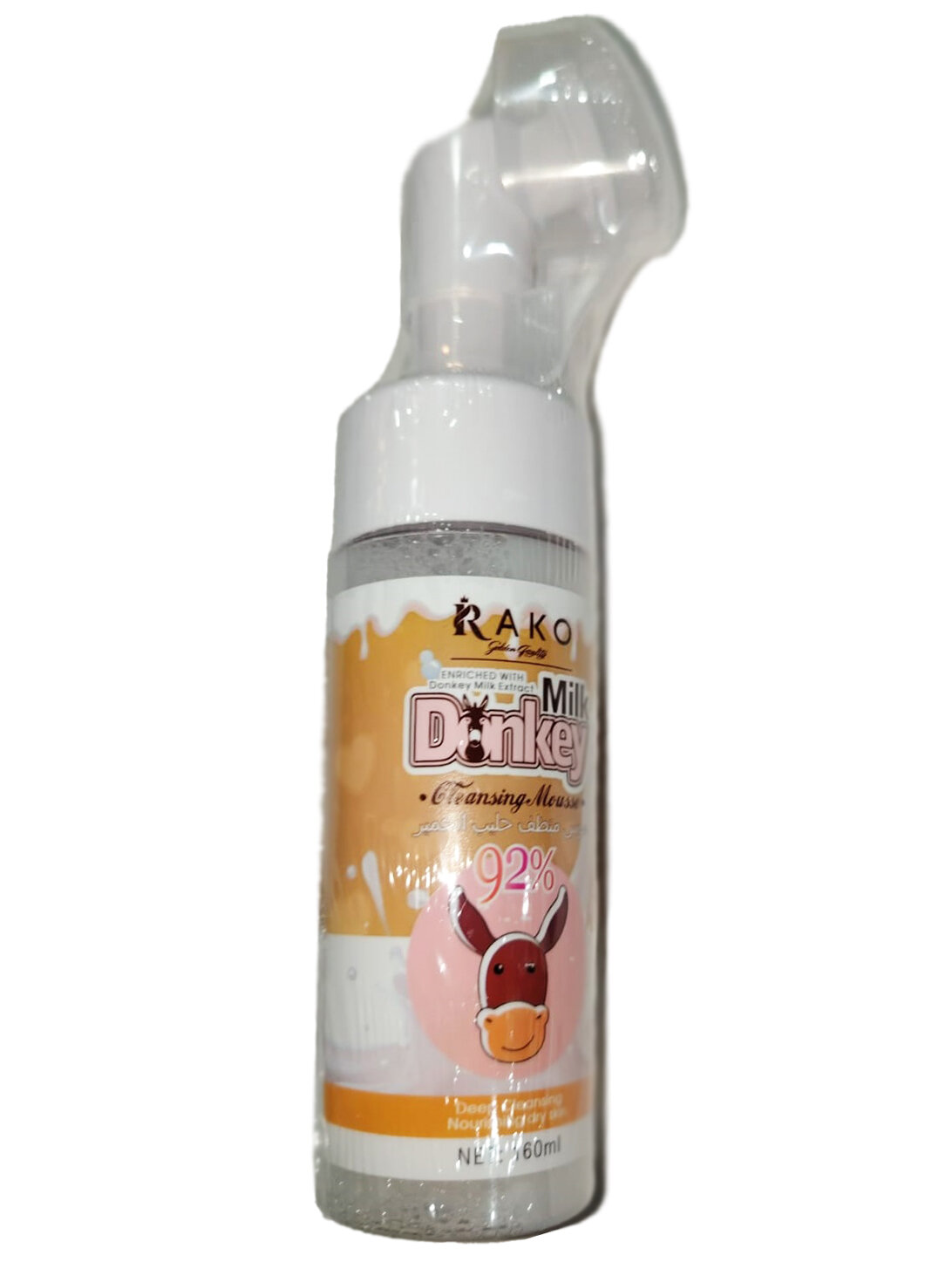 Мусс для умывания Rako Donkey Milk, 160мл