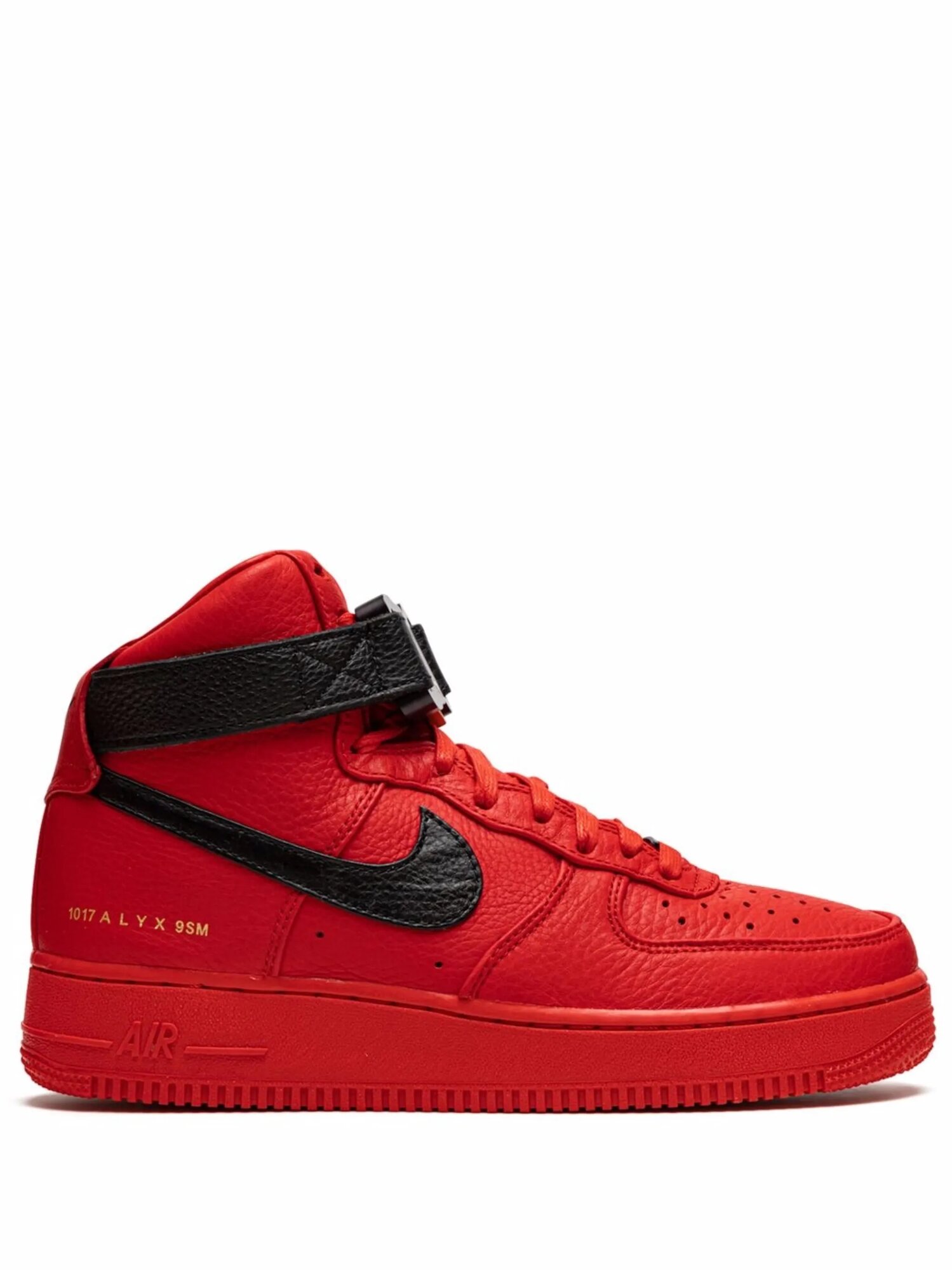 Кроссовки Air Force 1 High 1017 ALYX 9SM Red Black Alyx