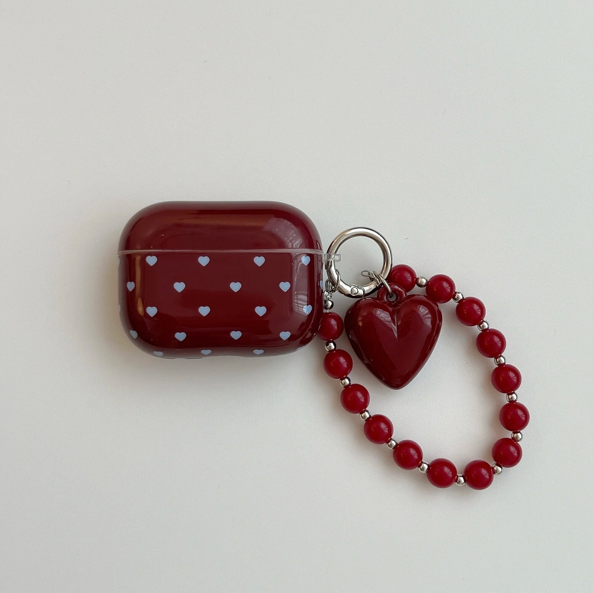 Чехол для AirPods 4 Claret, коричнево-винорный