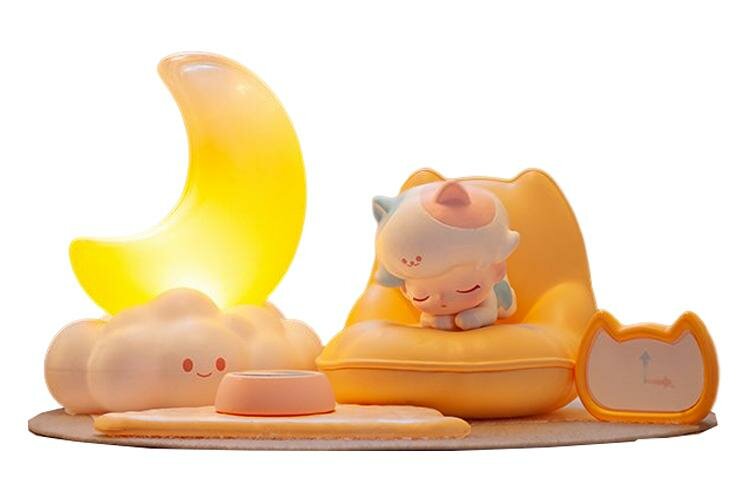 Игрушки-сюрпризов унисекс POP MART DIMOO Парк Аттракционов, Confirmed-Snooze Meow (Open)
