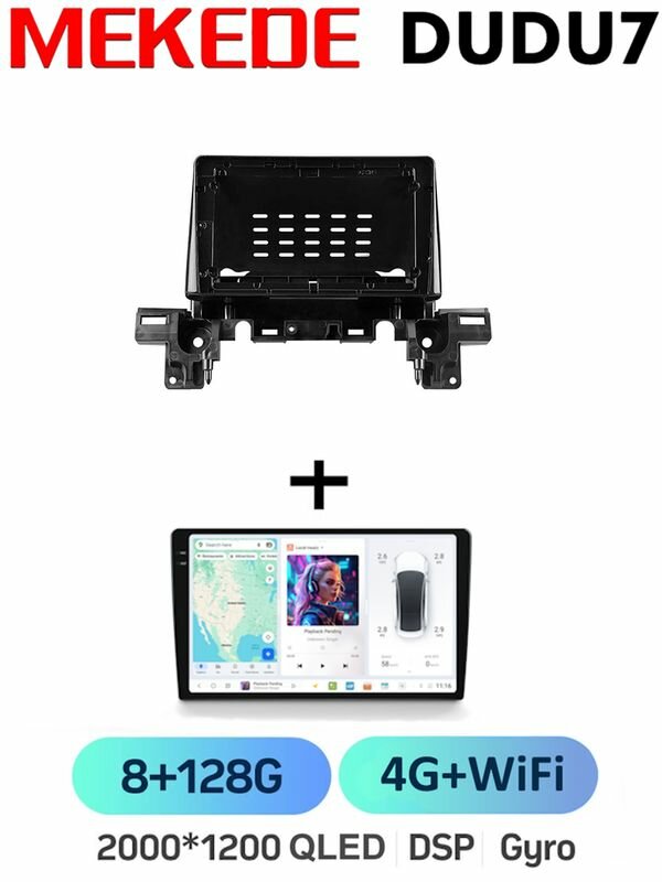 Магнитола 9" Mekede DUDU7 8/128 Gb для Mazda CX-5 2 KF 2017-2023 carpay Android