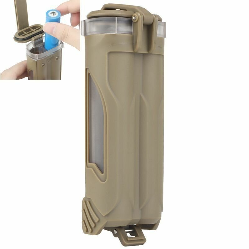 Водонепроницаемый чехол для хранения батареек 18650 CR123 AA AAA