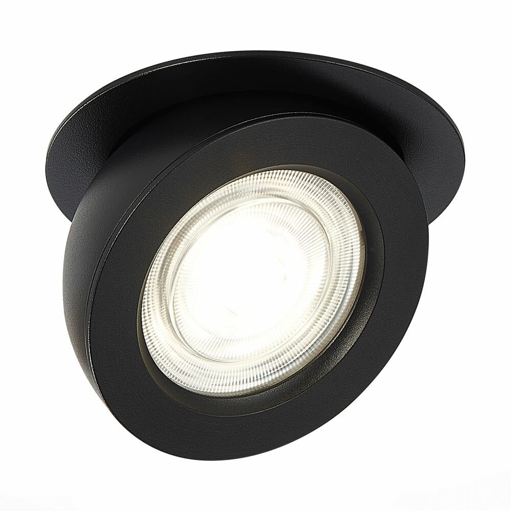 ST654.448.10 ST-Luce Св-к встр. Черный LED 1*10W 4000K 850Lm Ra>90 38° IP20 D109xH60 180-240V.