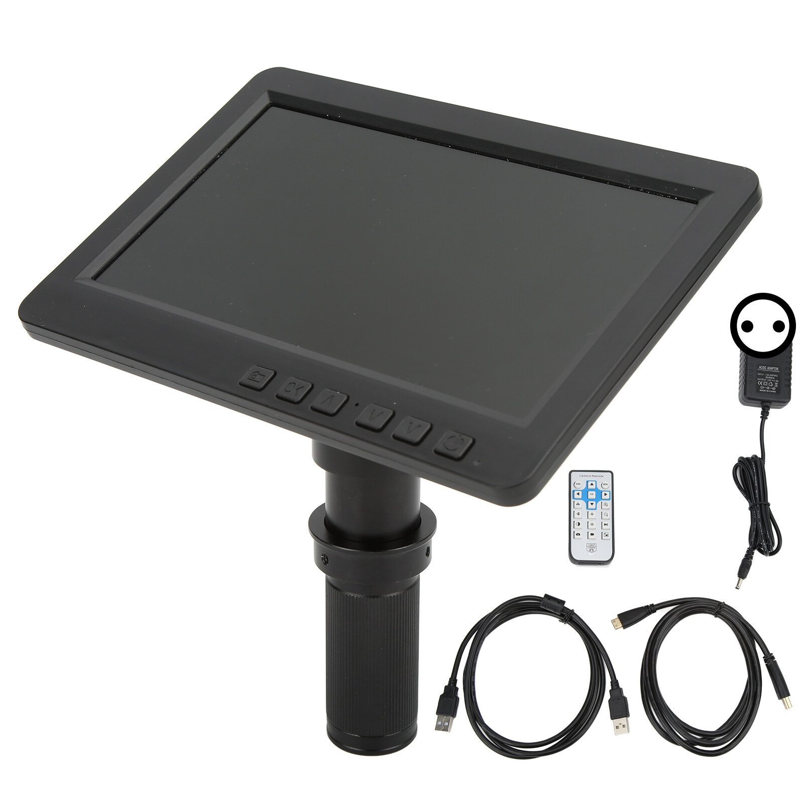 Цифровой микроскоп 7in, 26МП, 150X, для пайки электроники