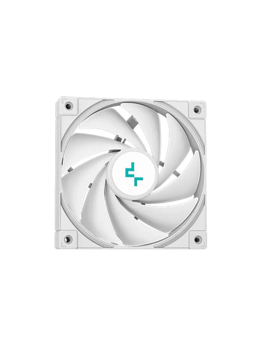 Система охлаждения Deepcool "LT720", для процессора, ARGB-подсветка, пластик, белая — фото 1