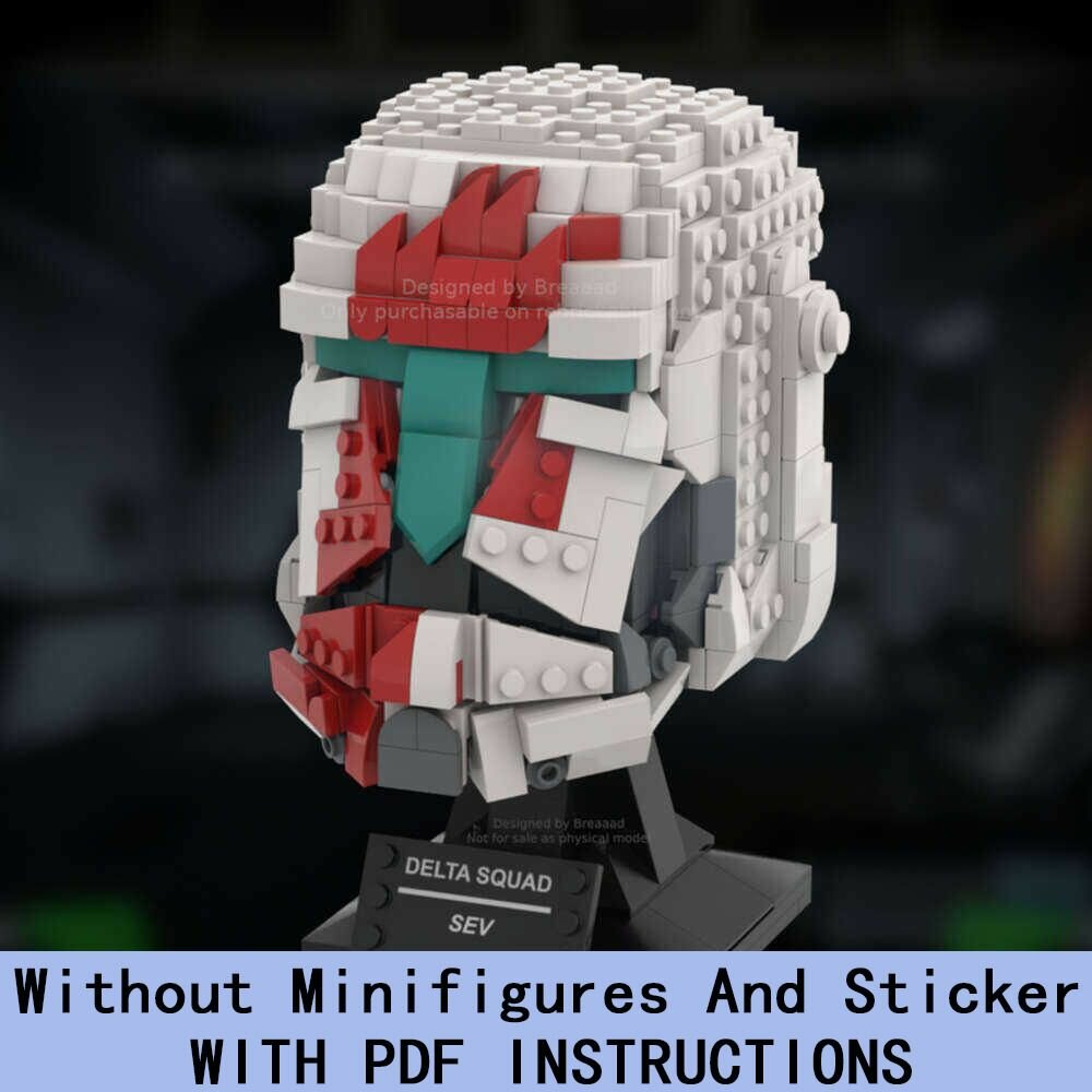 620шт. Конструктор Sev - Delta Squad Helmet Collection Набор строительных блоков