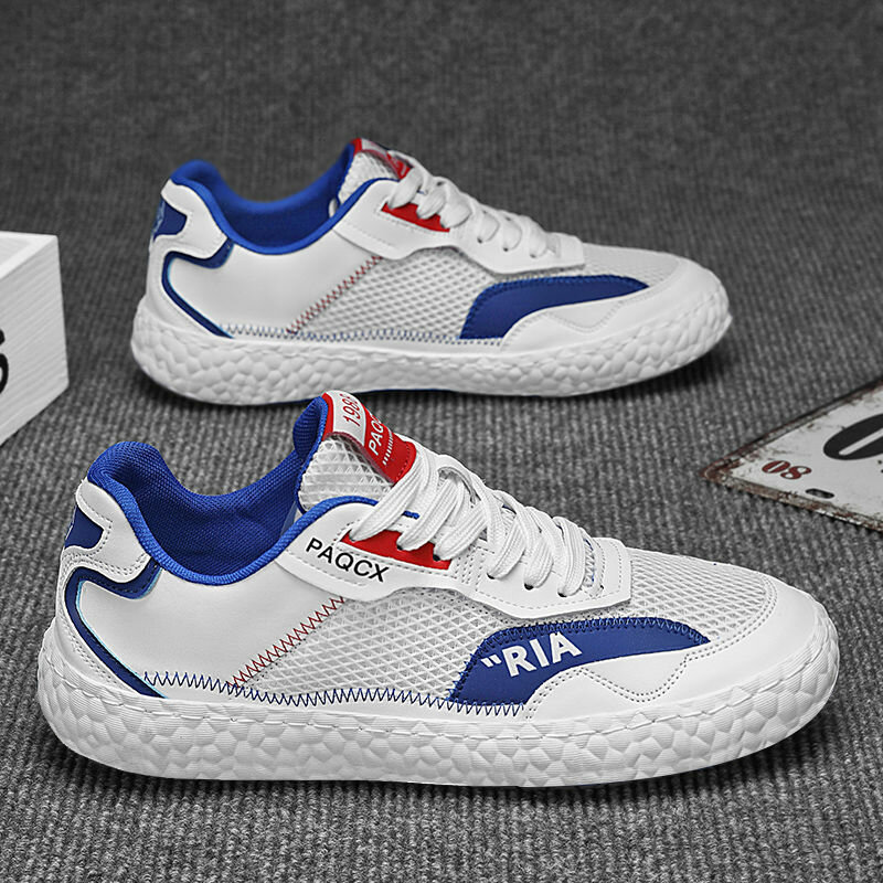 JYL Обувь мужская Зимняя для пожилых Высокая обувь нагретая/White and blue