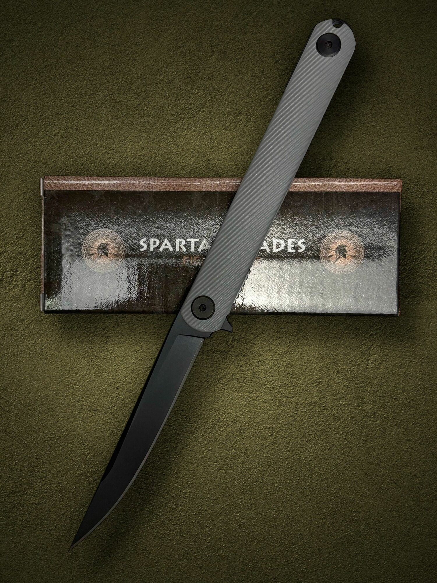 Складной нож Spartan Blades Nemec Black / Gray, SFBL12GY