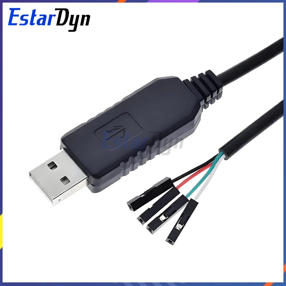 Черный PL2303HX Обновление модуля USB-TTL RS232 Кабель загрузки USB-порту последовательного порта, мигающий кабель 9-в-1