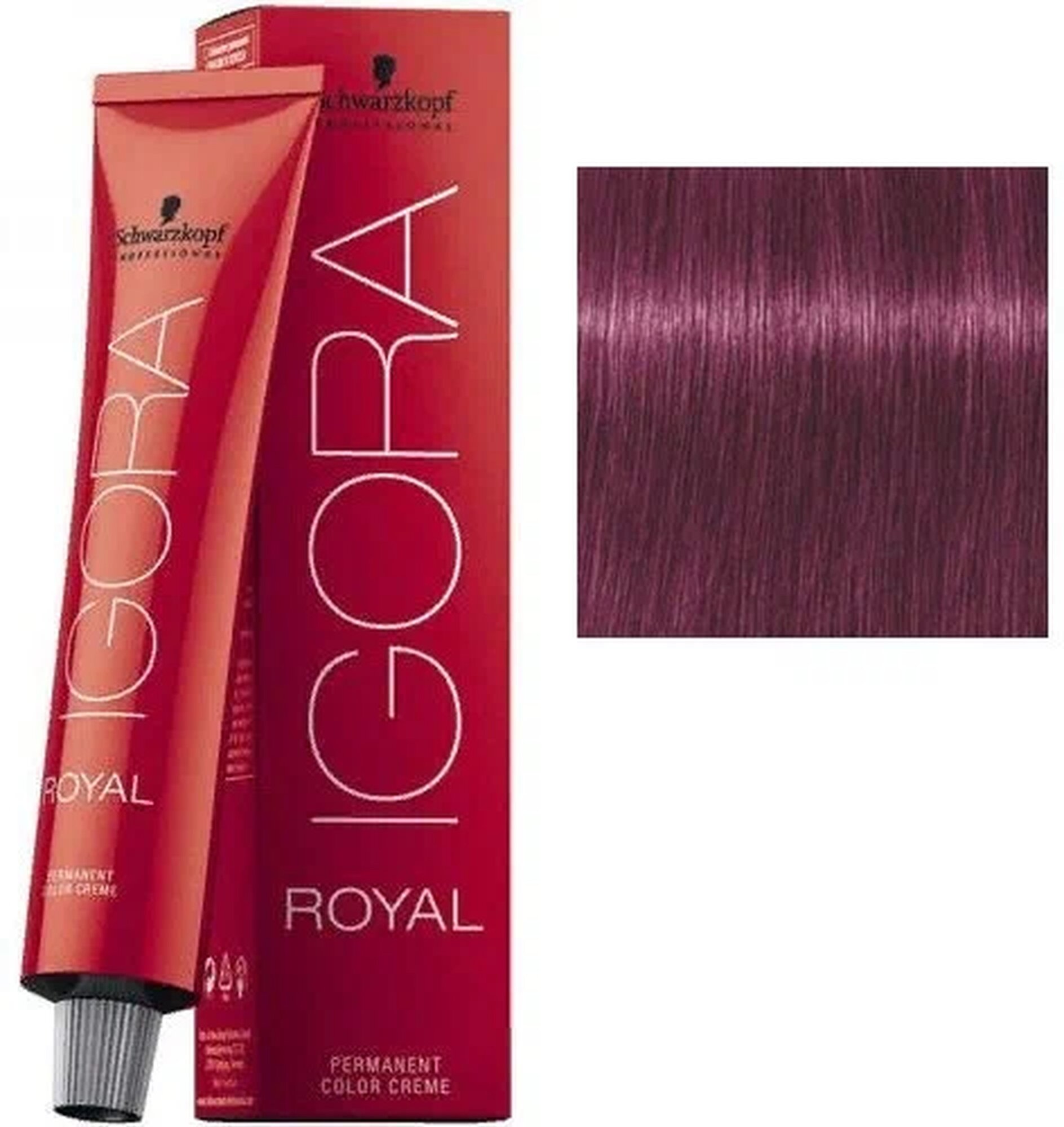 Schwarzkopf Professional Royal крем-краска, 0-89 красный фиолетовый микстон, 60 мл