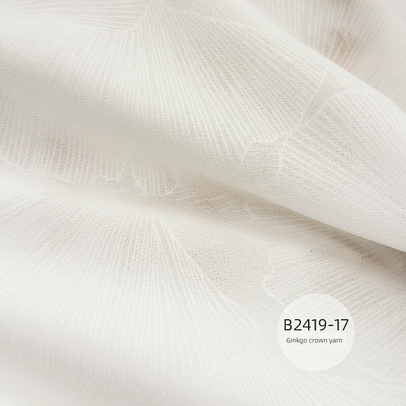 Ткань для штор Ginkgo Crown Sheer, 2,7м, 3,1м, 3,3м ширина, легкая, непрозрачная, анти-царапина