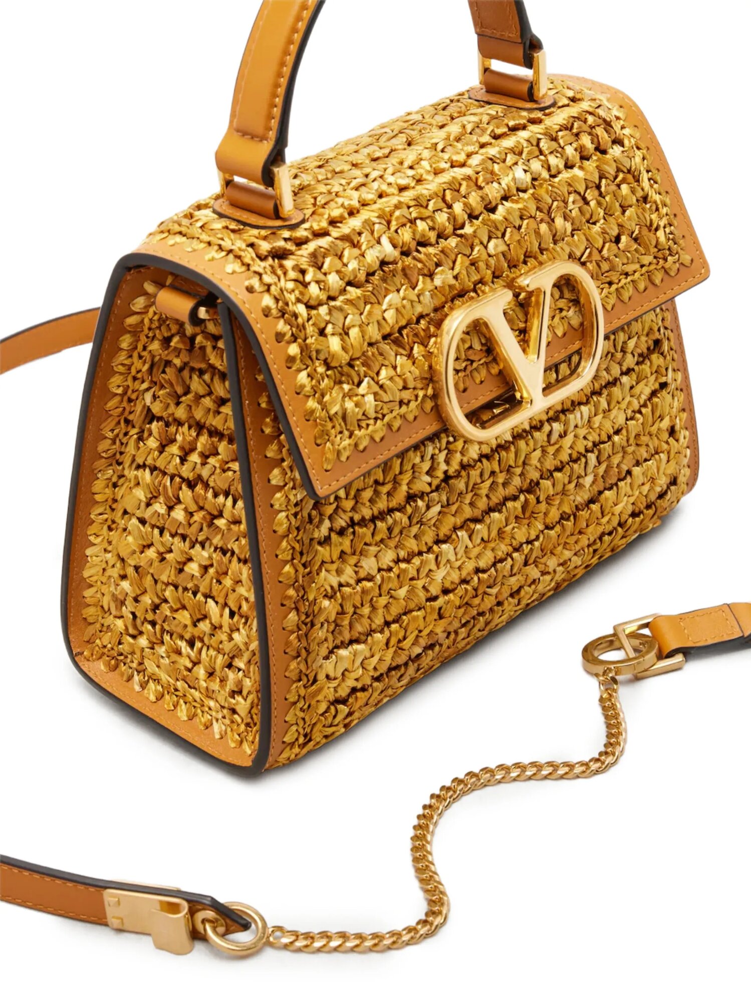 Сумка Valentino Vsling, gold — фото 1